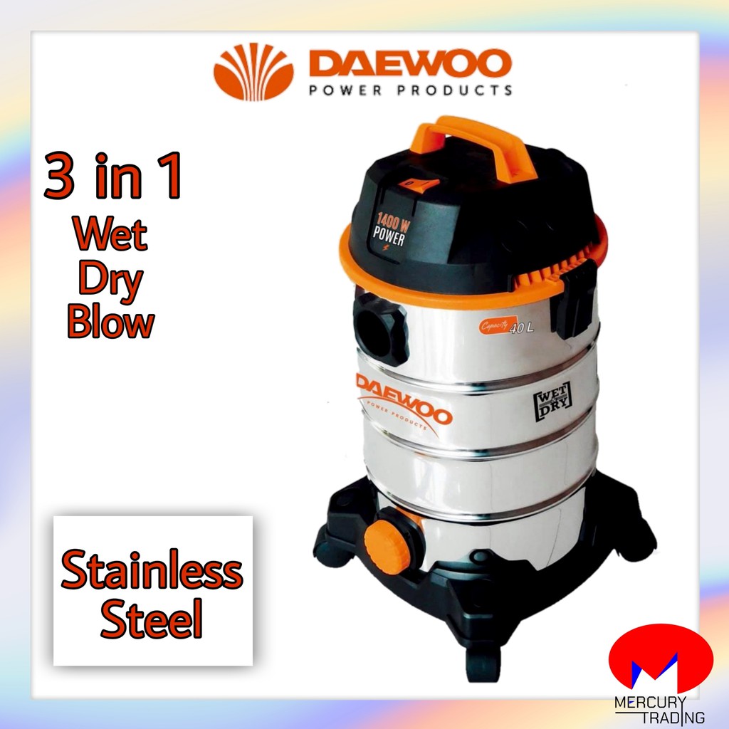 Daewoo DAVCW90-40L 40Liter Vacuum Cleaner 1400W (3 in 1 Function ...