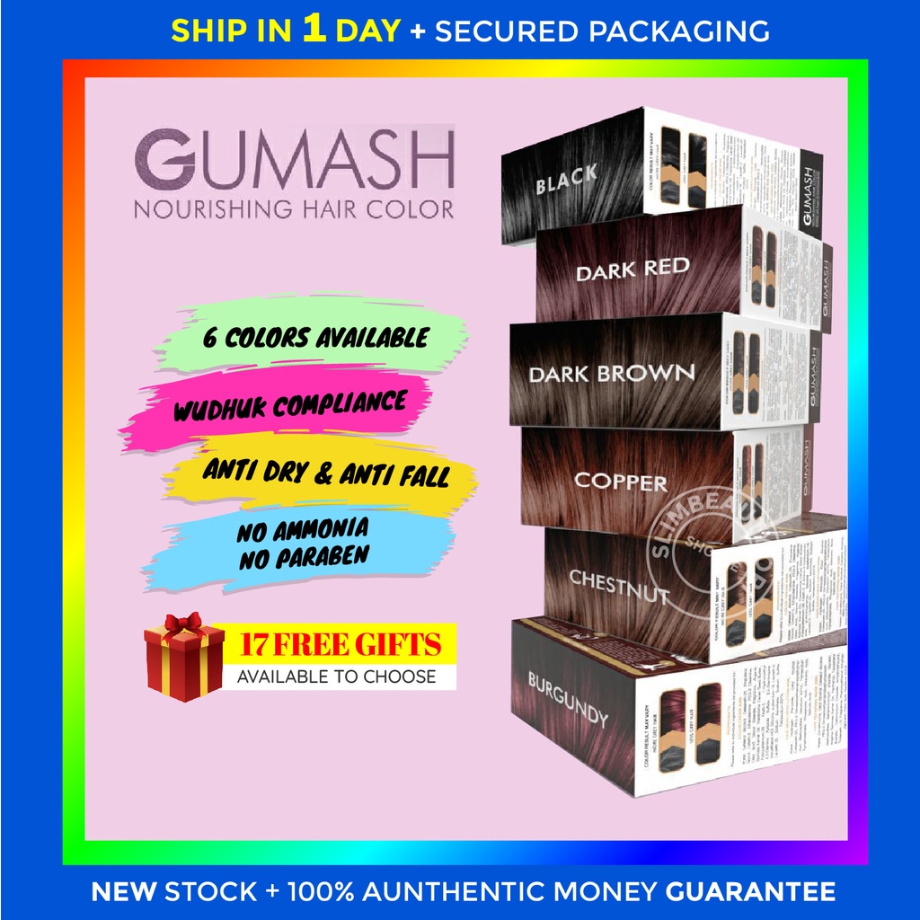 etude house [SALE] GUMASH Hair Color Pewarna Rambut Halal Telap Air Sah ...