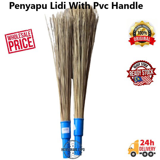 Penyapu lidi /Penyapu Buluh Bermutu/Lidi Kelapa Batang Buluh/Lili Broom ...
