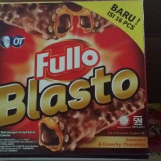 *READY STOCK*HALAL Fullo Blasto Chocolate&Caramel Wafer Stick(16pcs IN ...