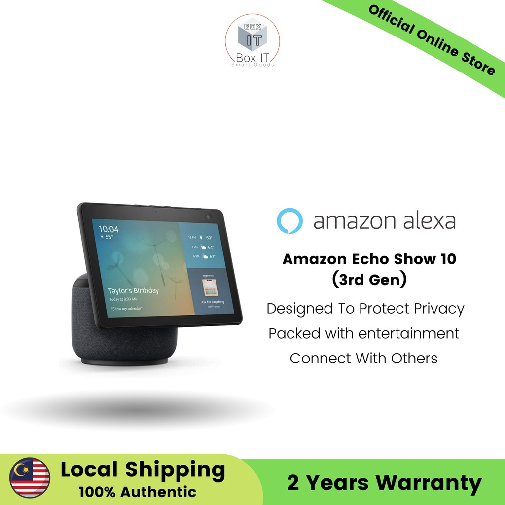 AMAZON Echo Show 10 (3rd Gen) | Alexa Smart Assistant | Designed to ...