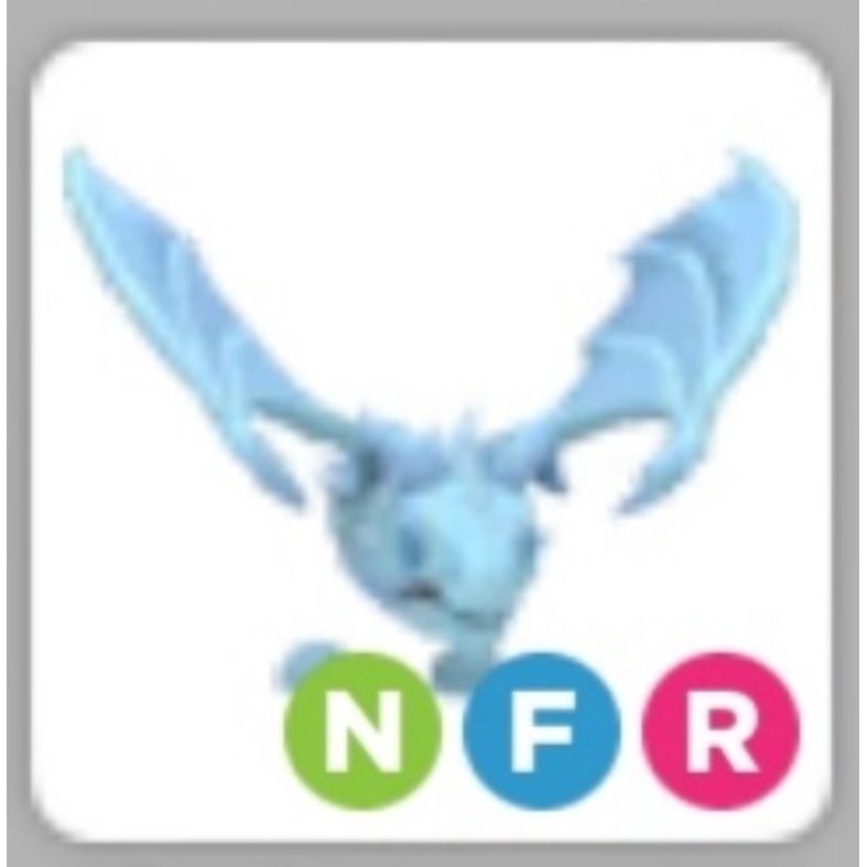 Roblox adopt me neon fly ride frost dragon (NFR) | Shopee Malaysia