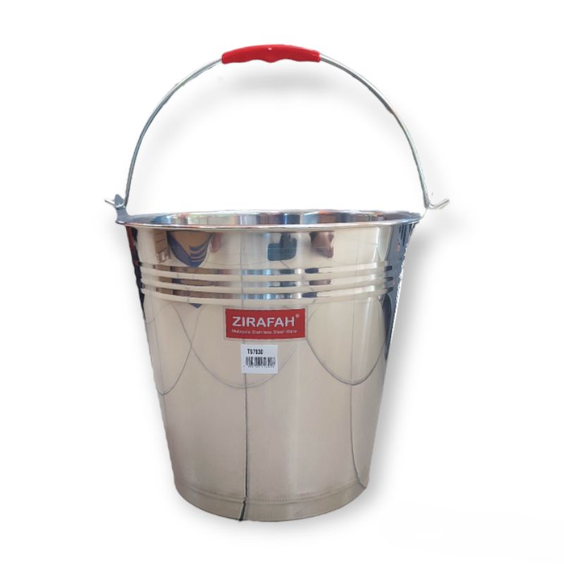 ZIRAFAH STAINLESS STEEL PAIL / baldi stainless steel / bucket/ ice ...