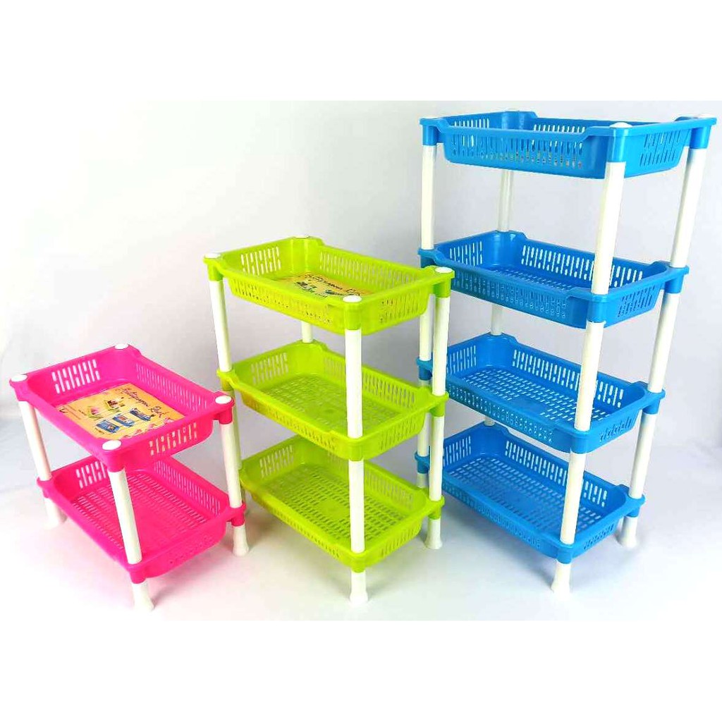 2Tier, 3Tier, 4Tier Multipurpose Rack, Small Rack, Rak Serbaguna Kecil ...