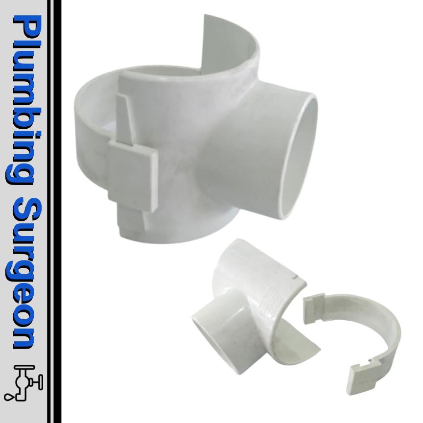 UPVC Boss Connector 160MM X 82MM Plumber Special Tools White Pvc Pipe ...