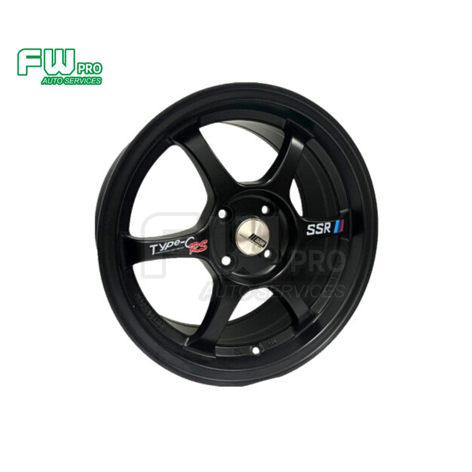 New Sport Rim SSR Type C 15 inch 7jj 4x100 One Set 4pcs | Shopee Malaysia