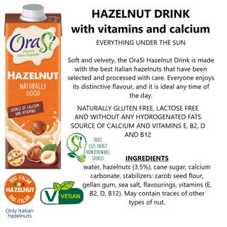 Orasi Plant Based Drinks Hazelnut / Walnut / Almond Drinks (Packet ...