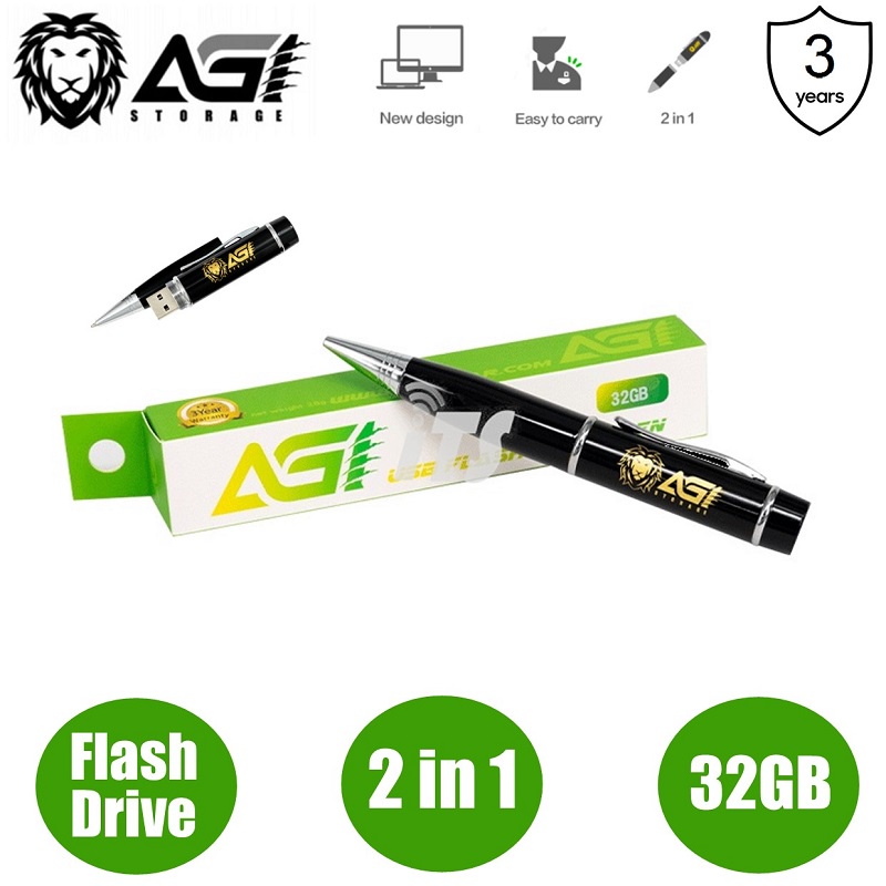 AGI 2 in 1 Pen Flash Drive (32GB) | Shopee Malaysia