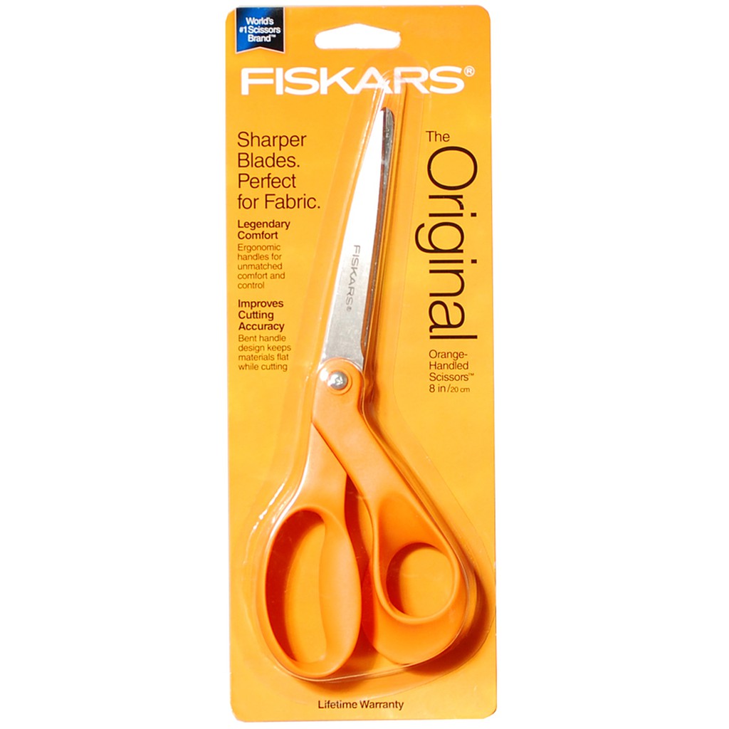 Fiskars USA 'The Original' Orange Handled Scissors (8"Inch/20cm ...