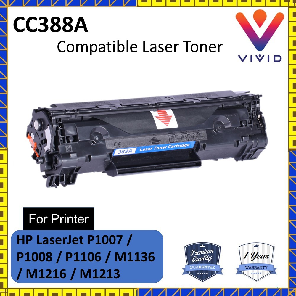 Compatible CC388A CC388 388A 388 Laser Toner for HP Laserjet P1007 ...