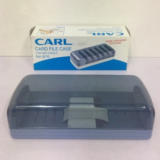 CARD FILE CASE / BUSINESS CARD HOLDER NO.870 - CARL | Shopee Malaysia
