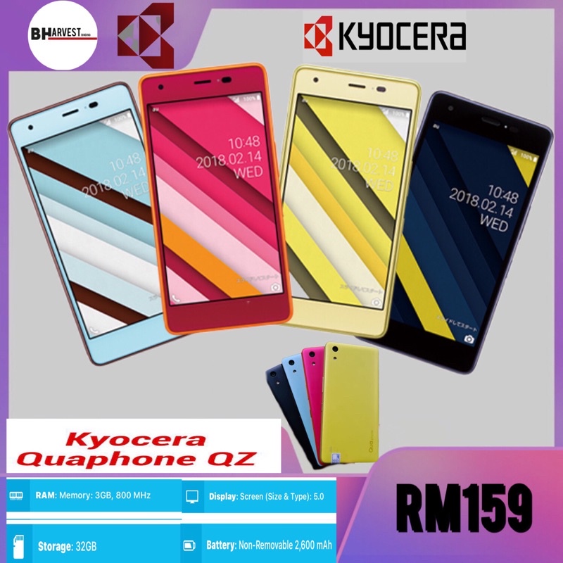 Kyocera Qua Phone QZ 3GB RAM 32GB ROM (Original Used) | Shopee Malaysia