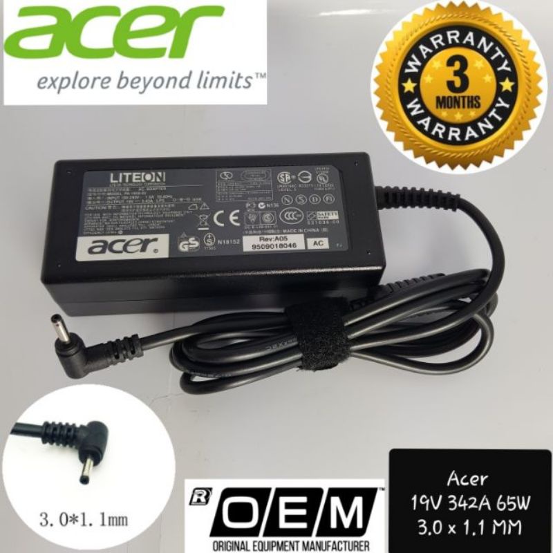 Acer Aspire 3 A315-57 N18Q13 Laptop Notebook Charger Adapter Adaptor ...