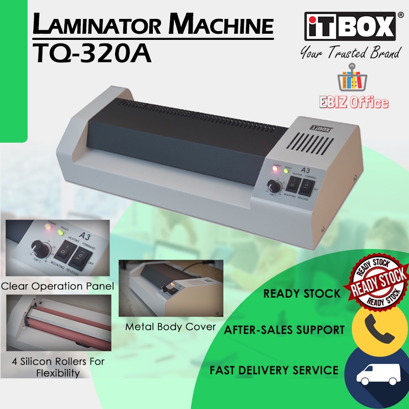Itbox Laminating Machine A4 A3 Size Tq 320a Laminator Hot