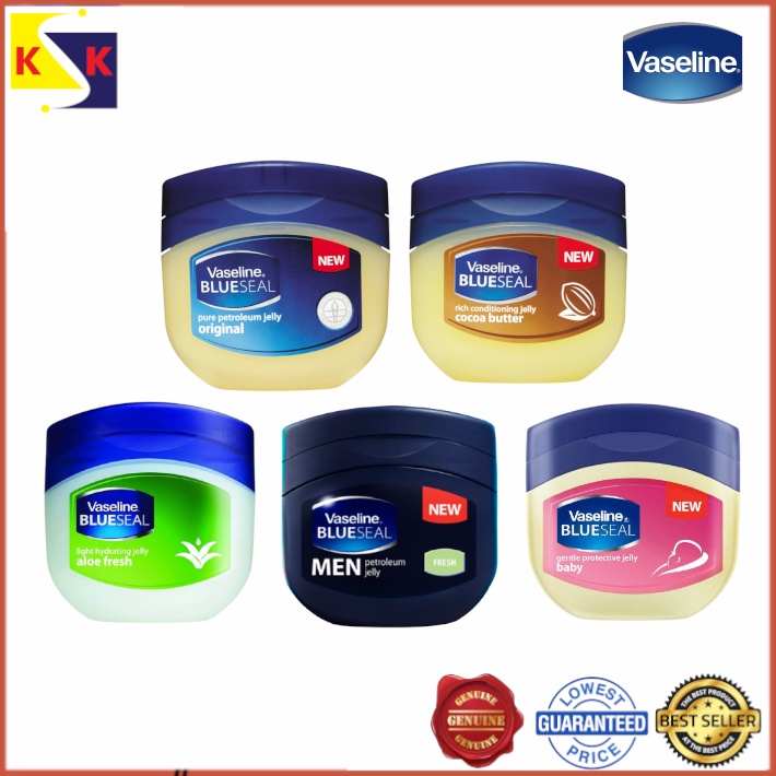 Vaseline 100% Pure Petroleum Jelly, Original Skin Protectant 50g/100g | Shopee Malaysia