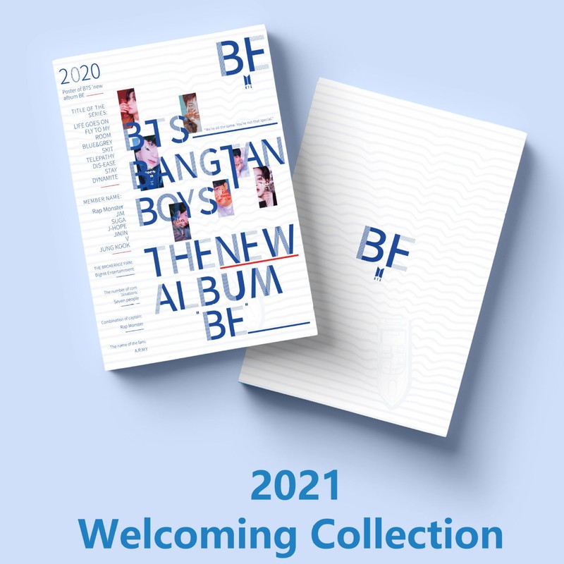 Kpop bts 2020 be album mini photobook photo book poster fans made | BeeCost