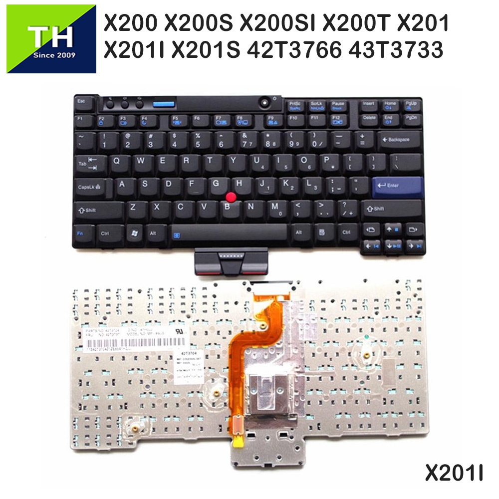 Lenovo ThinkPad X200 X201i Laptop Replacement Keyboard | Shopee Malaysia