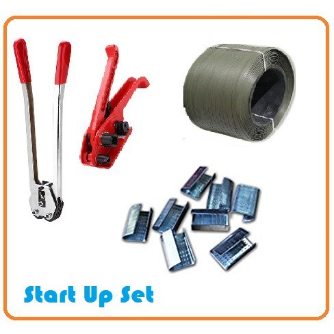 Strap Tensioner & Sealer For PP/PET Plastic Strap Strapping Sealing Packing Tool (Start Up Set ...