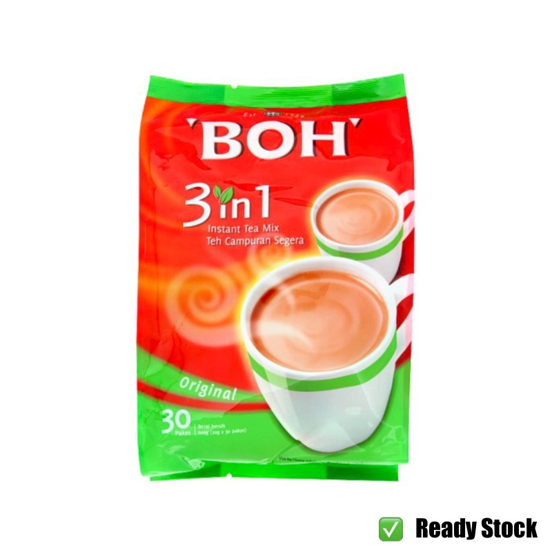 BOH 3-in-1 Instant Tea Mix (30's) | Shopee Malaysia