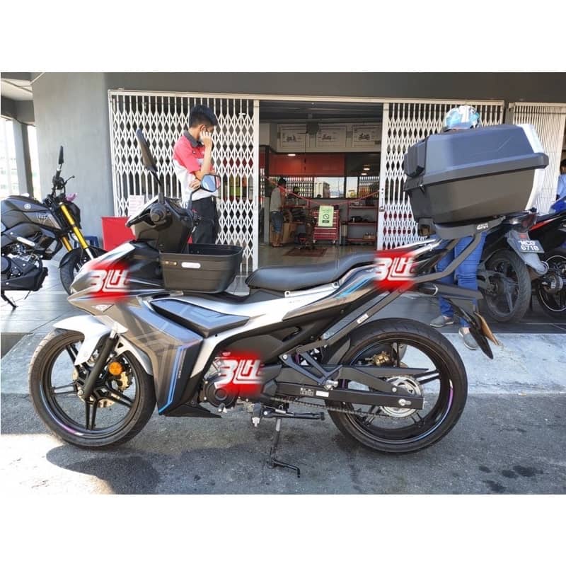 GIVI RACK HEAVYDUTY Y16 Y16ZR MONORACK J KAKI GIVI LED BASE PLATE M5M ...