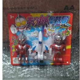 Ultraman Toy > 2 Ultraman + 1 Ultraman Jet | Shopee Malaysia