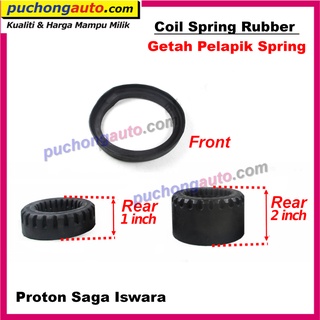 Proton Saga 12V Iswara - Front Rear Coil Spring Rubber Getah Pelapik ...