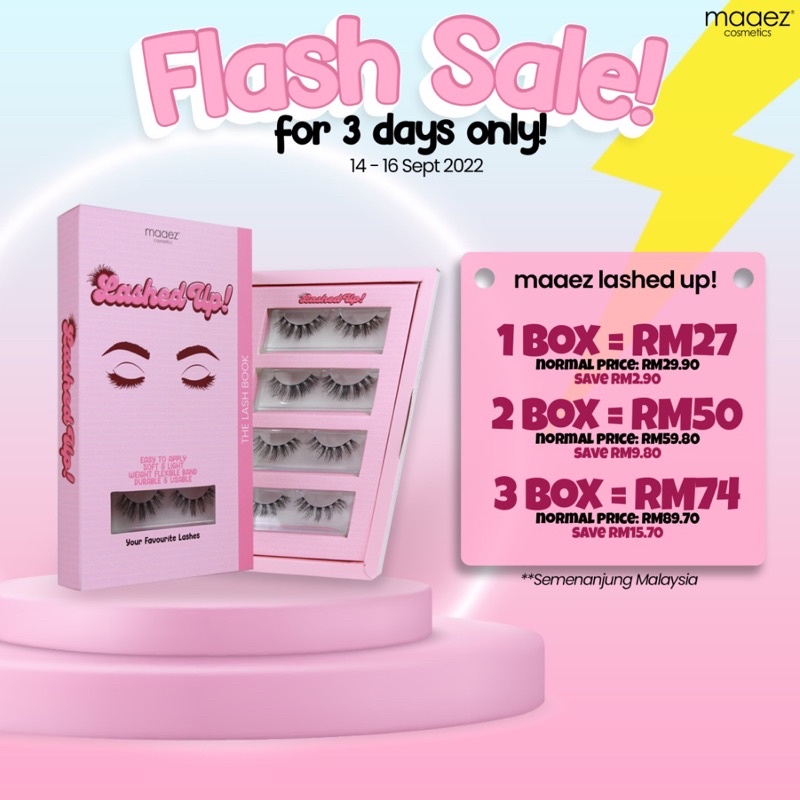 Maaez Cosmetics Lashed Up | Shopee Malaysia