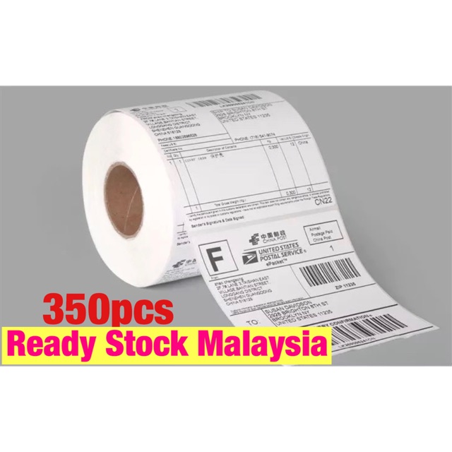Thermal printing paper roll 350pcs consignment note airway bill pos ...