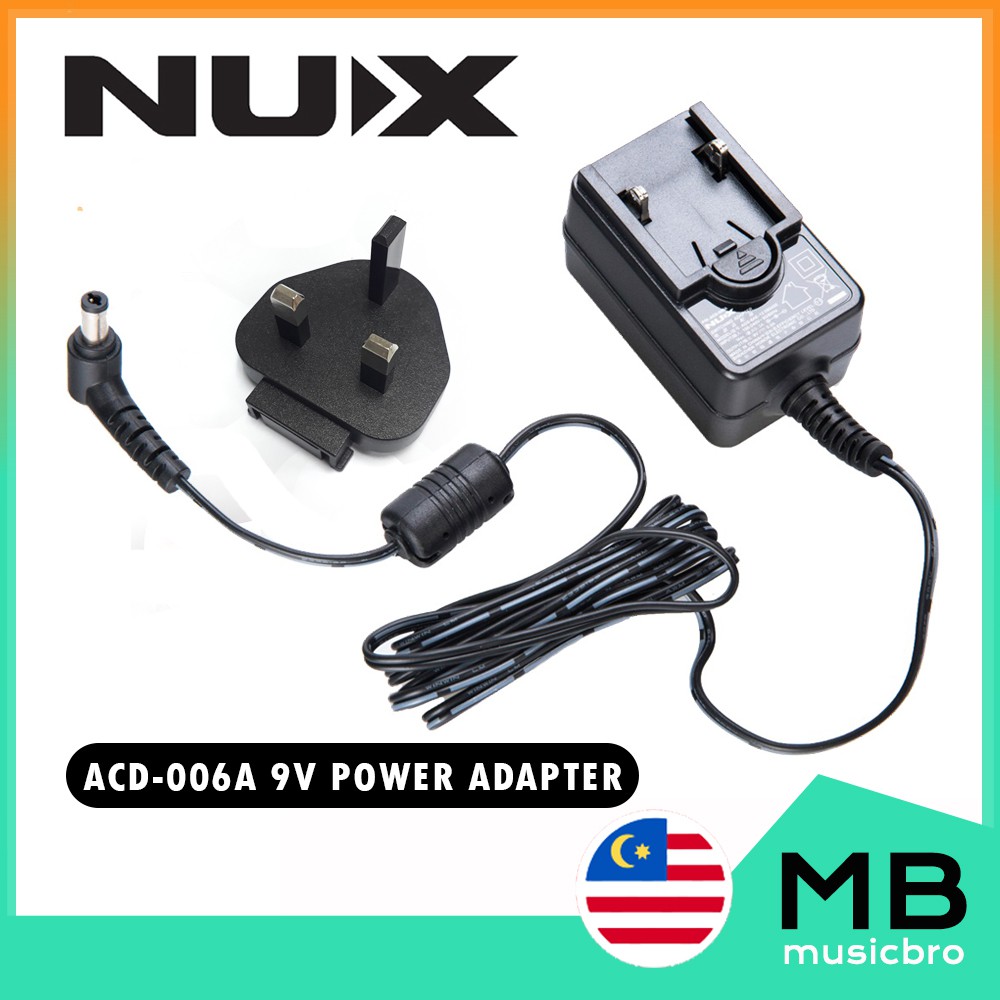 NUX ACD-006A 9V Power Supply Adaptor For Guitar Effect Pedals Flavian ...