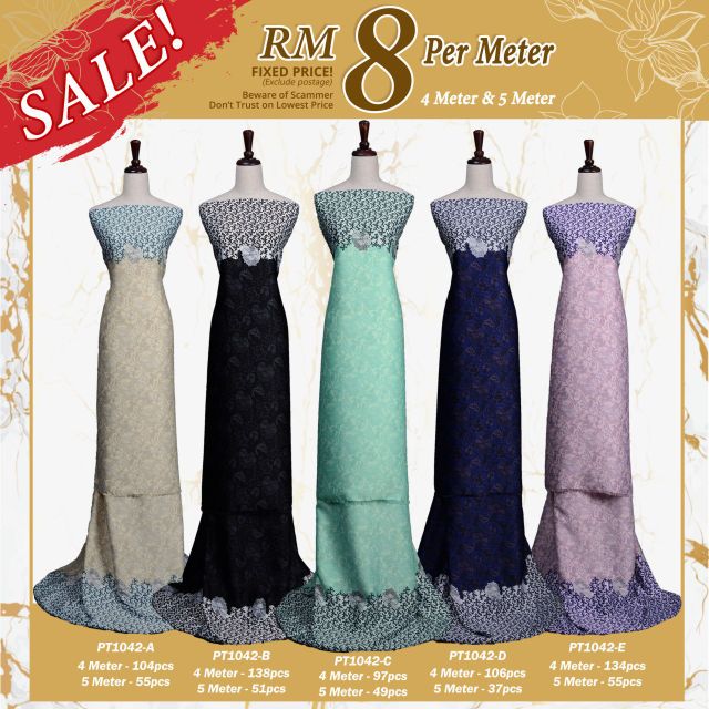 Kain Pasang Ideya - Kain Ela Baju Raya @ 4 Meter / 5 Meter (Code ...