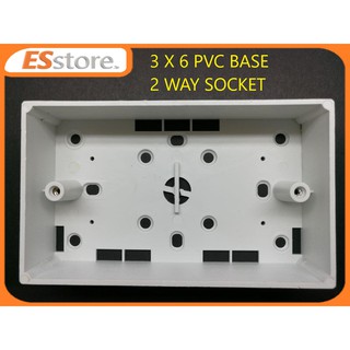 Esstore2u 1 GANG / 2 WAY / 2 GANG / 3 GANG / 4 GANG PVC SOCKET SWITCH ...