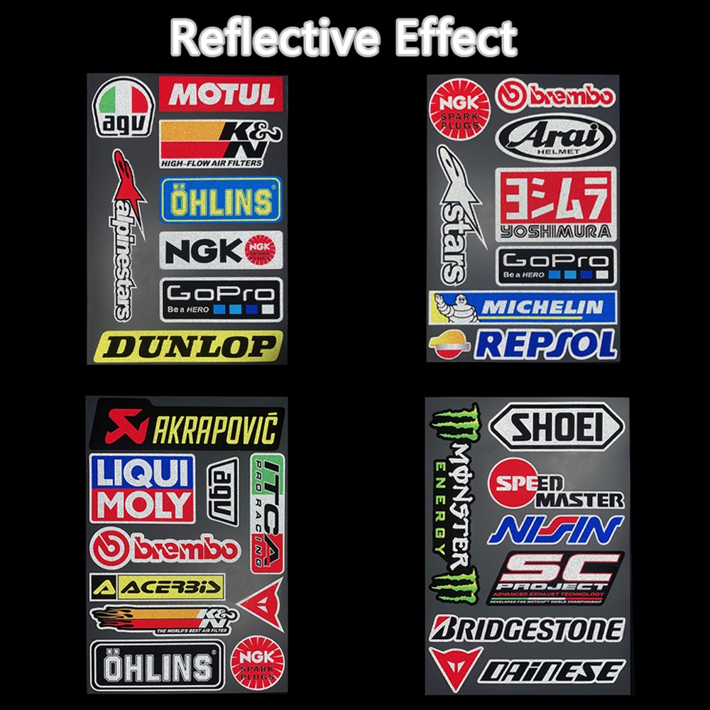 Motorcycle Sticker Thai Parts Stickers Racing Set Decals Yamaha Honda ...
