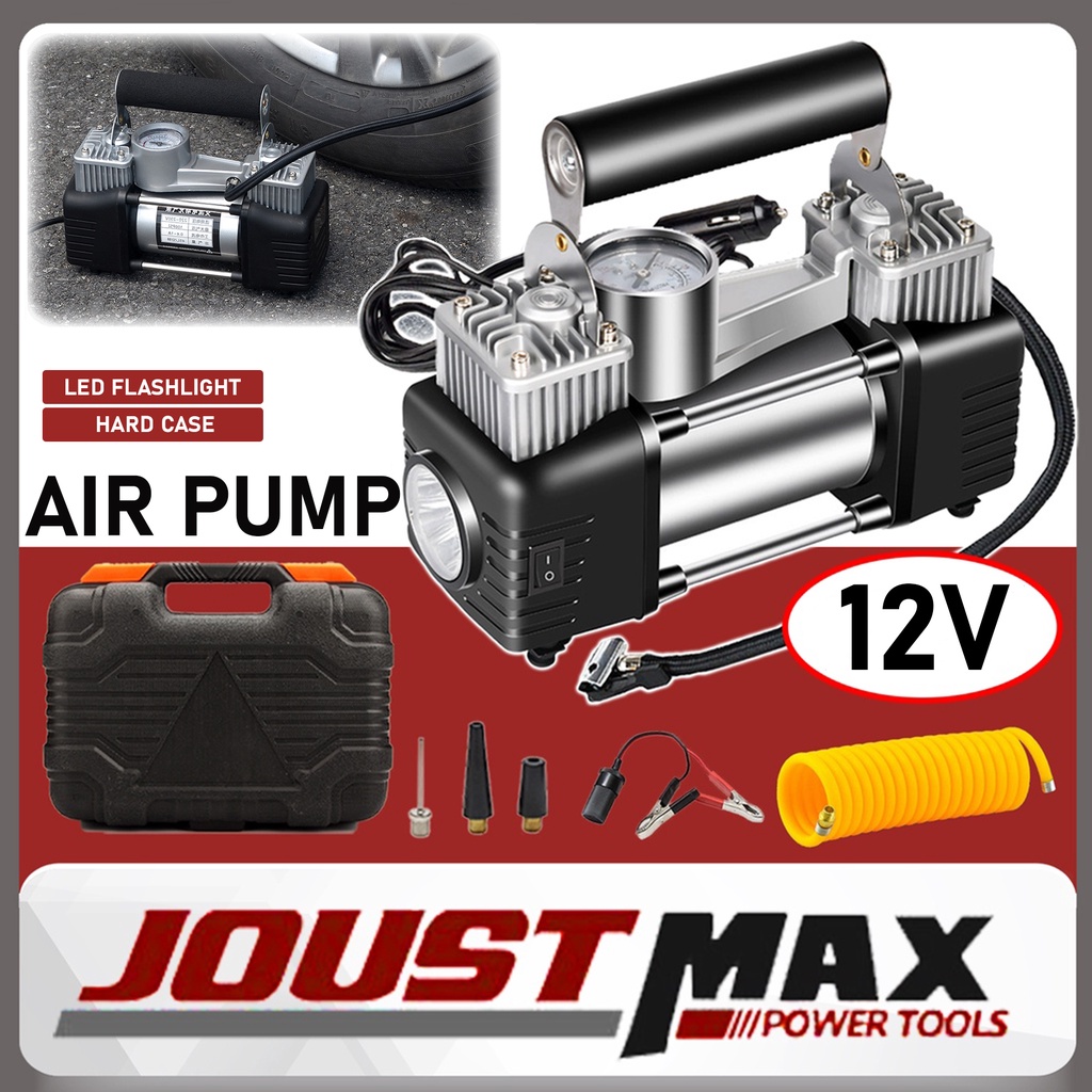 Heavy Duty Portable Air Compressor Air Pump Tyre Mini Air Compressor ...