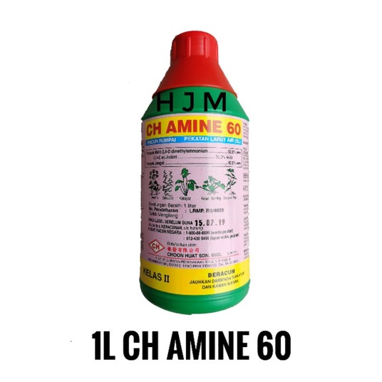 CH AMINE 60 1 Liter 24D dimethylammonium 60% / Racun Keladi Agas ...