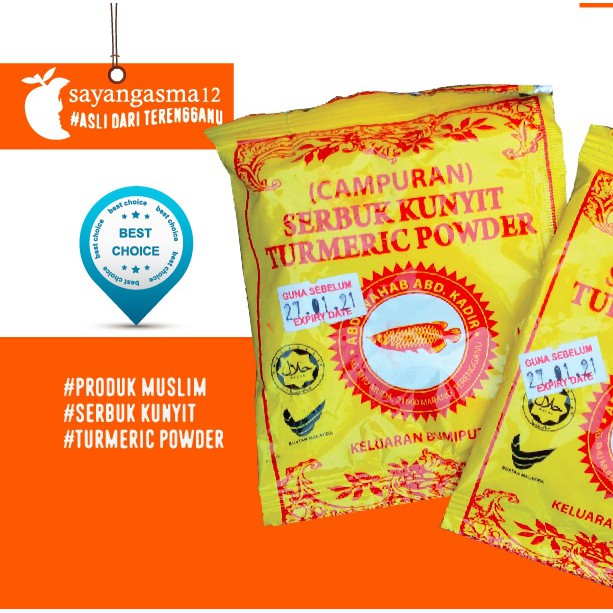 SERBUK KUNYIT Tumeric powder | Shopee Malaysia