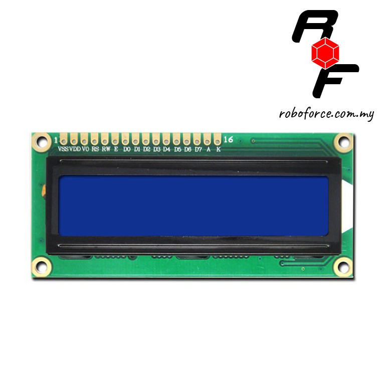 16x2 LCD Display (1602) for Arduino/Raspberry Pi/ ARM/ 8051 ...
