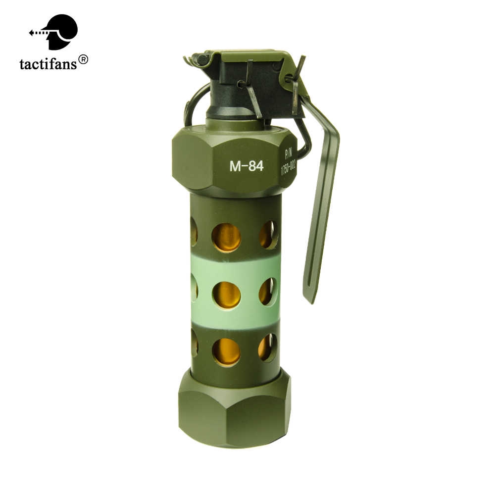 Tactical M84 Metal Grenade Dummy Model Props Toy Paintball Accessories ...