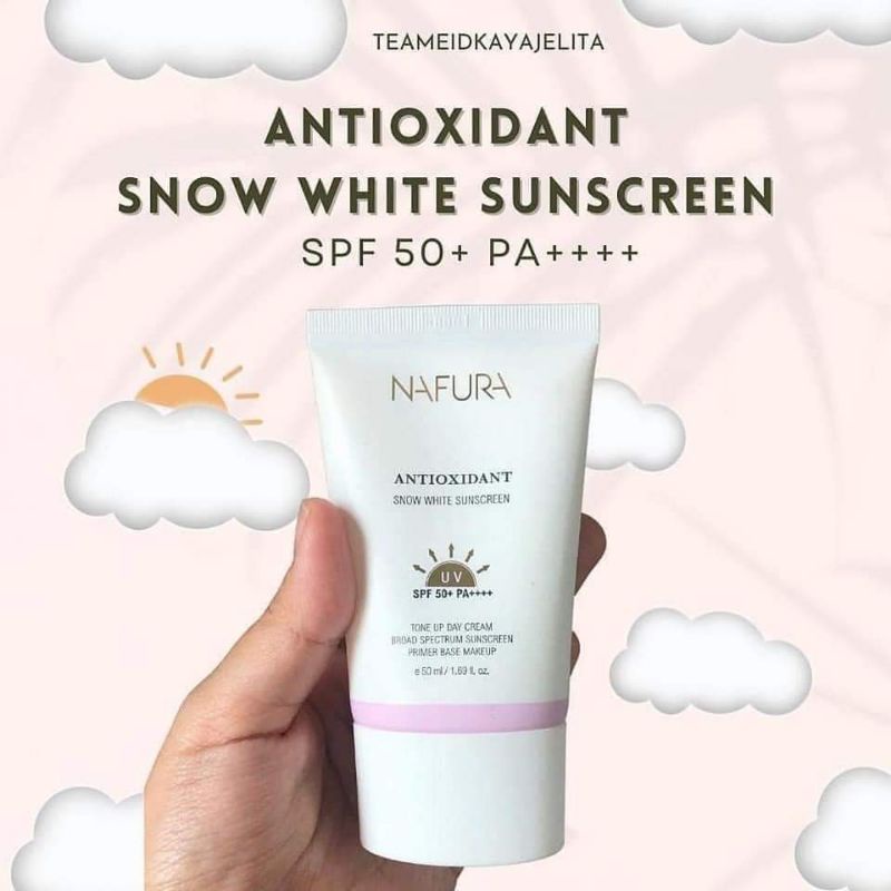 Nafura Antioxidant Snow White Sunscreen | Shopee Malaysia