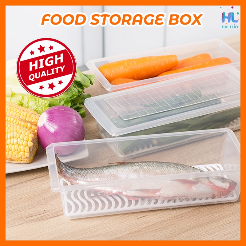 Drain Fresh Box Refrigerator Food Sorting Box Seafood Drain Box Fruit ...