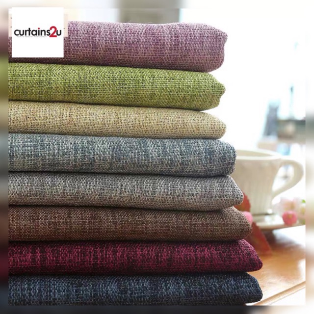 [Most selling] Thick Linen shading 85% Blackout curtains for Sliding ...