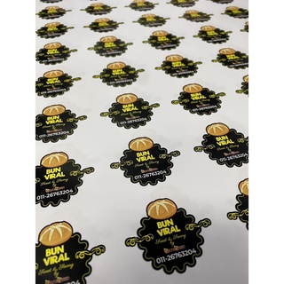 STICKER LABEL MURAH 100PCS | Shopee Malaysia