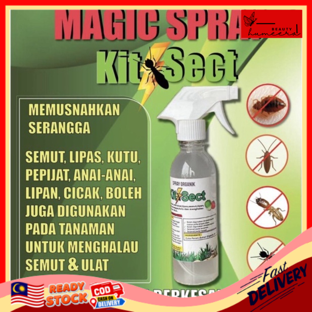 [ready stock] Kitsect spray/spray organik/magic spray | Shopee Malaysia