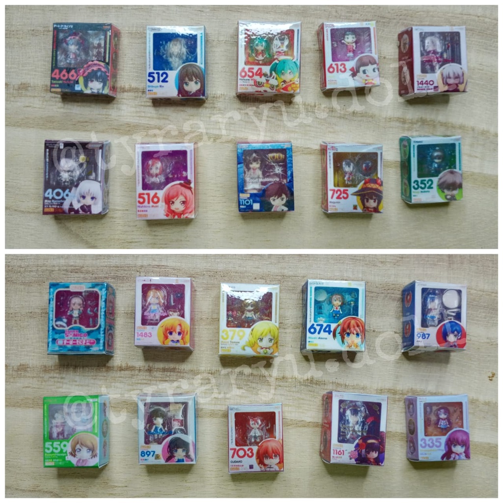 tyraryu.doll: Part 2/4_Miniature Mini Nendoroid Box Handmade (No toy ...