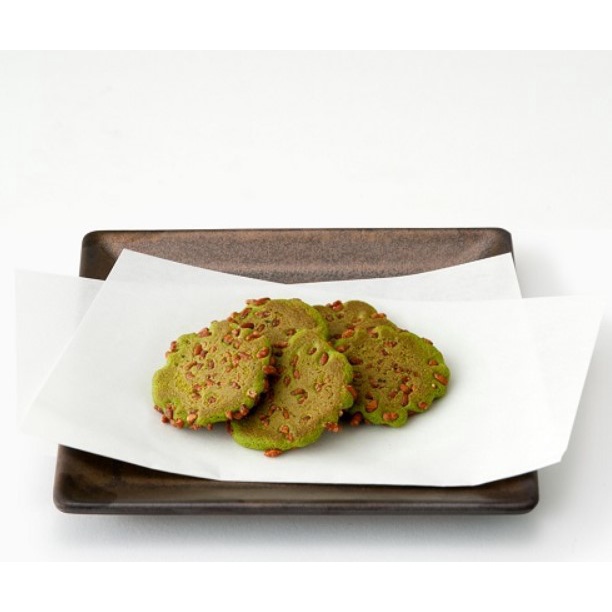 (Japan) Macha cookie - Brown rice cracker with matcha - 1 piece ...