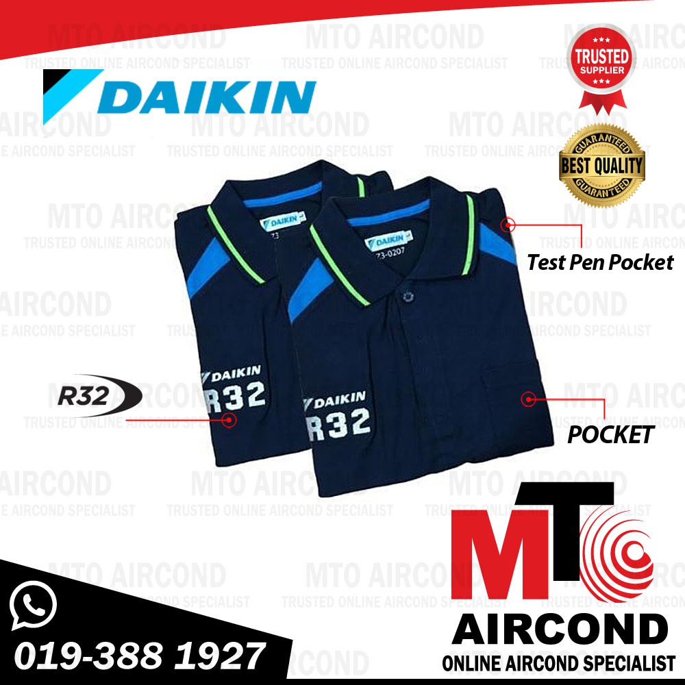 DAIKIN R32 POLO T-SHIRT | Shopee Malaysia