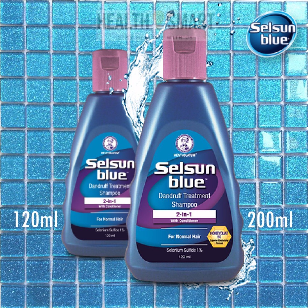 Selsun Blue Dandruff Treatment 2-in-1 Dandruff Treatment [120ml/200ml ...