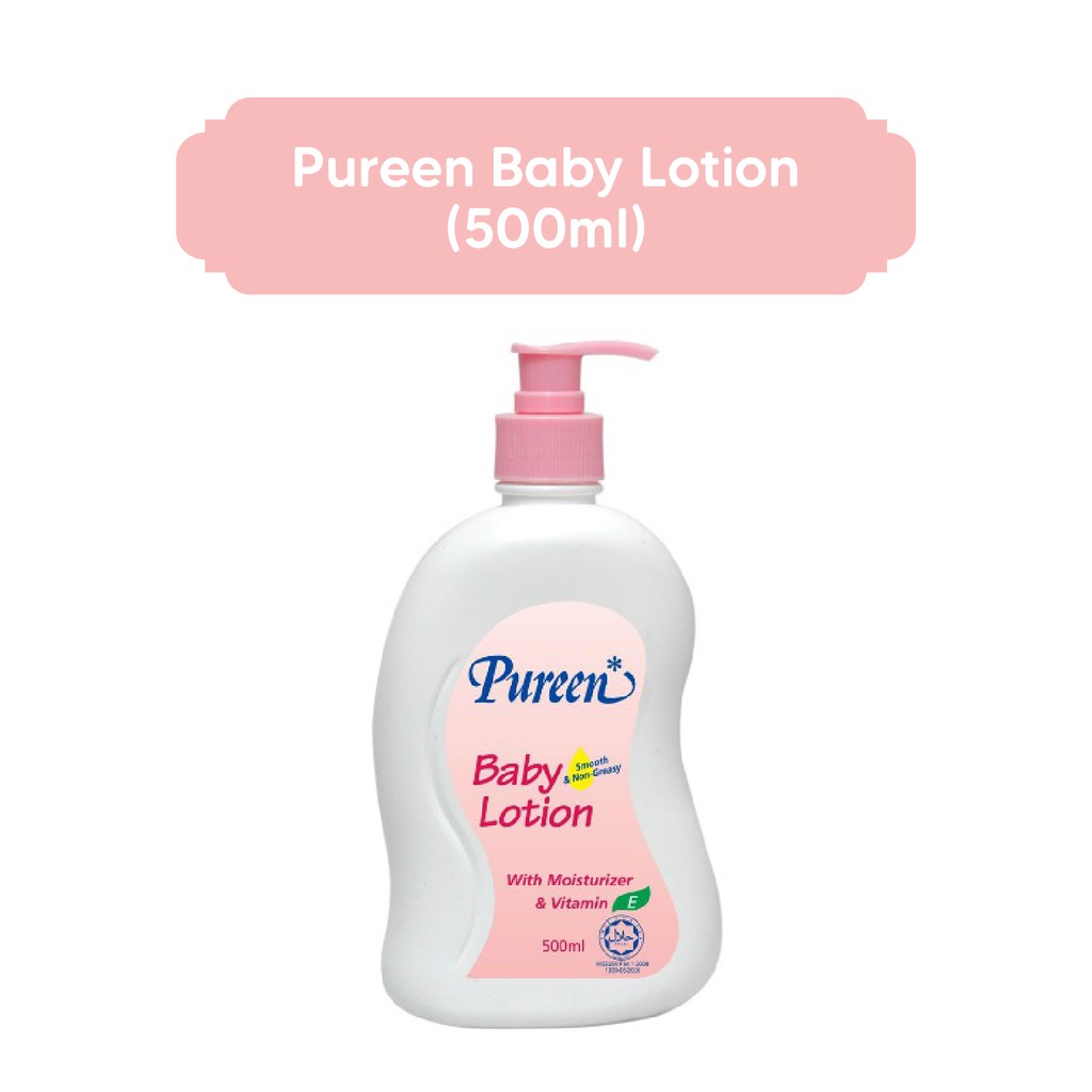 Pureen Baby Lotion With Moisturizer &Vitamin 500ml/125ml | Shopee Malaysia