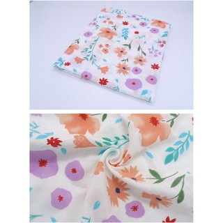 Kain Muslin, Kain Lampin, Gauze Fabric, Cotton Gauze DIY, Swaddle Baby ...