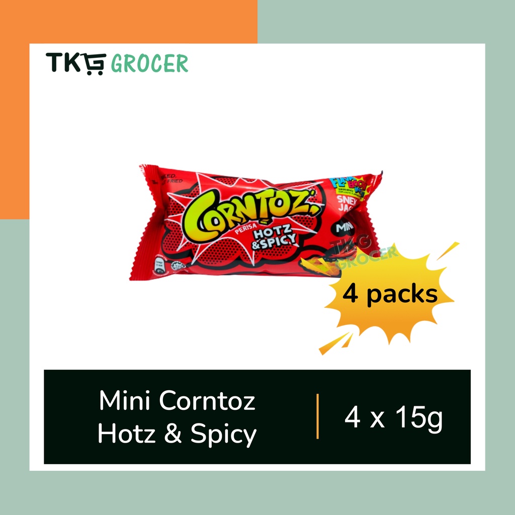 Corntoz Hotz & Spicy (4 pack x 15g) | Shopee Malaysia