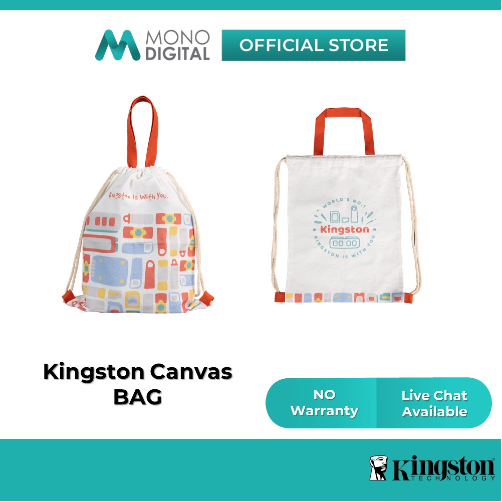 Kingston Canvas DrawString Bag [Not For Sale] | Shopee Malaysia